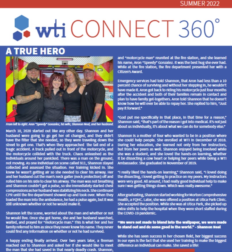 Connect 360 WTI Newsletters